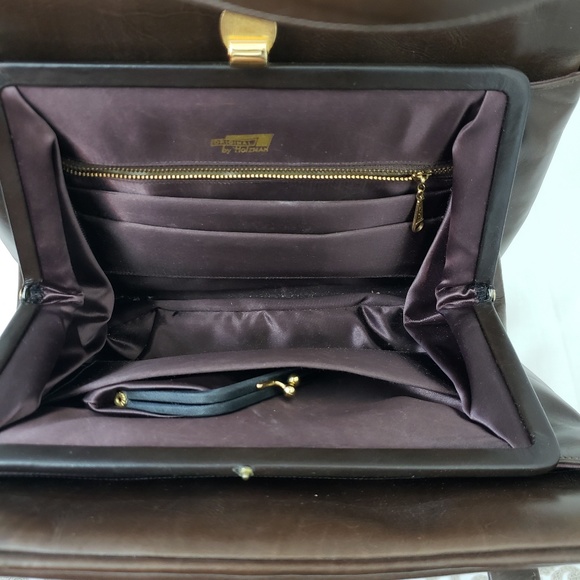 Original by Holzman | Bags | Vintage Mocha Handbag With Matching Coin ...